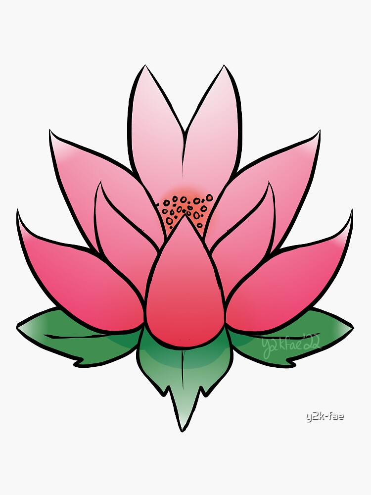 "Ren Flower" Sticker for Sale by y2k-fae | Redbubble