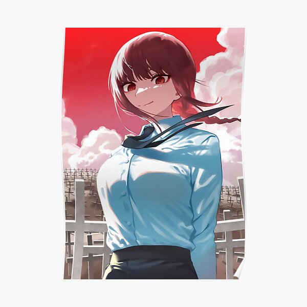 "Makima Chainsaw Man Gift For Wibu" Poster for Sale by coltonie | Redbubble