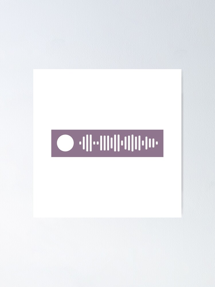 "Maroon by Taylor Swift | spotify scan code" Poster for Sale by sisters ...