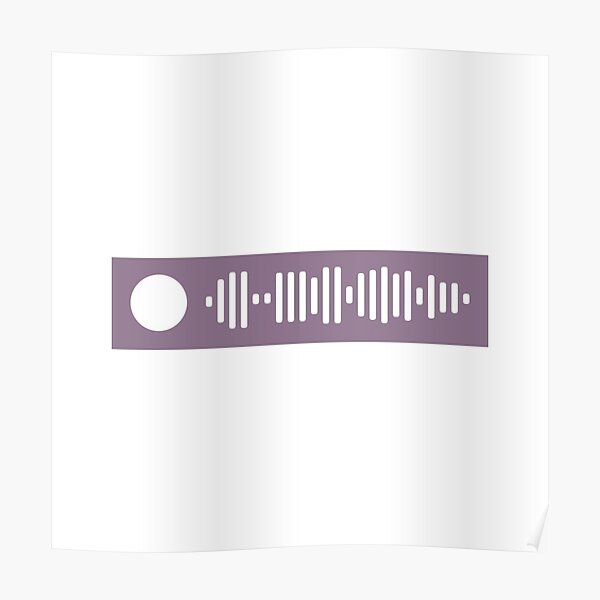 "Maroon by Taylor Swift | spotify scan code" Poster for Sale by sisters ...