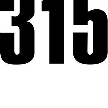 "315 Syracuse | Phone Area Code Shirts Stickers" Sticker for Sale by ...
