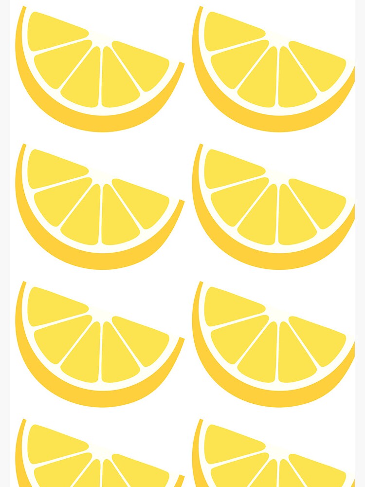 "Bright Lemon Slice Clip Art Citrus Fruit Design" Journal for Sale by ...