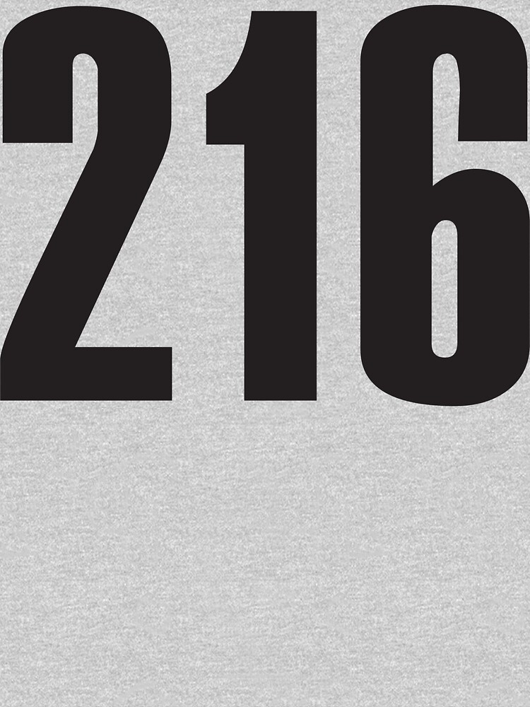 "216 Cleveland | Phone Area Code Shirts Stickers" T-shirt by ...