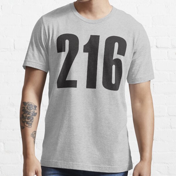 "216 Cleveland | Phone Area Code Shirts Stickers" T-shirt by ...