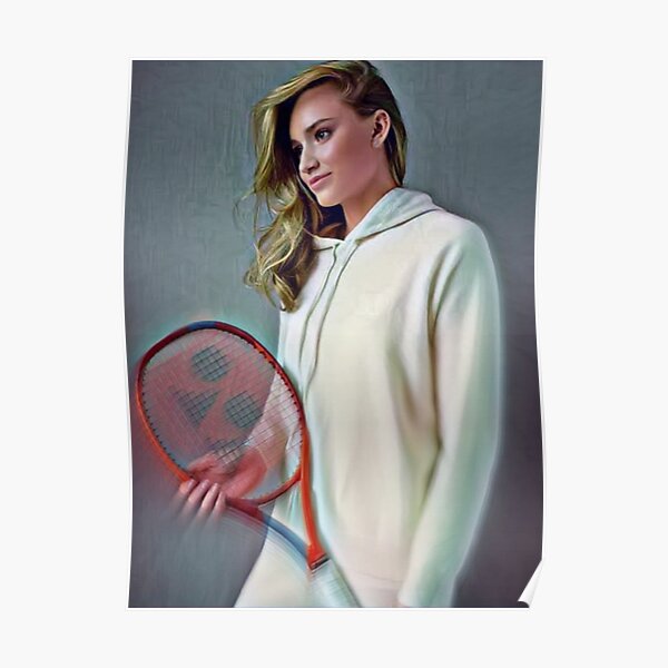 "Elena rybakina " Poster for Sale by Aniatom | Redbubble