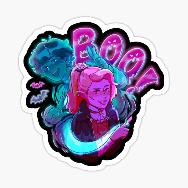 "BOO! Sashanne" Sticker for Sale by sheppykoi | Redbubble