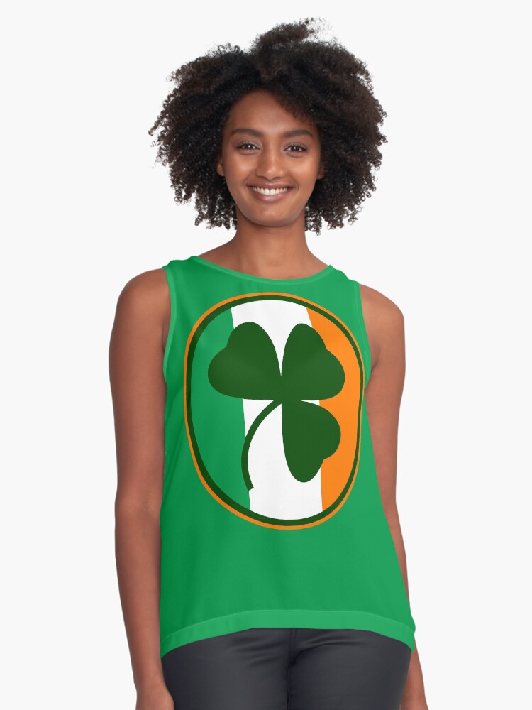 "Green and orange Irish logo, shamrock " Sticker for Sale by aapshop ...