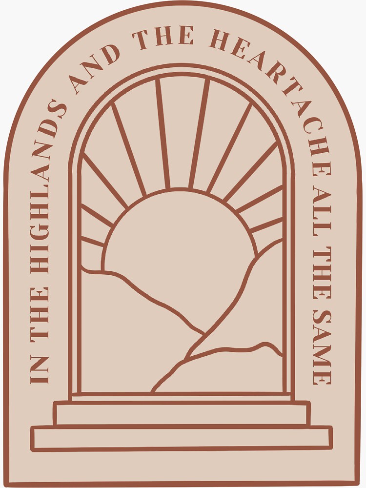 "Highlands (Song of Ascent) " Sticker for Sale by BeccaBender37 | Redbubble