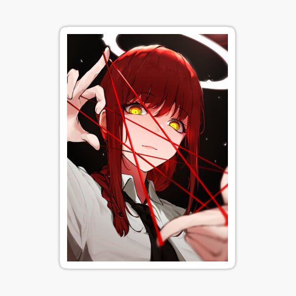 "Makima" Sticker for Sale by Zionisme | Redbubble