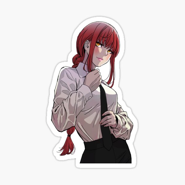 "Makima" Sticker for Sale by Zionisme | Redbubble