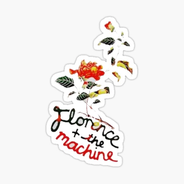 "florence the machine" Sticker for Sale by RhondaSmithx | Redbubble