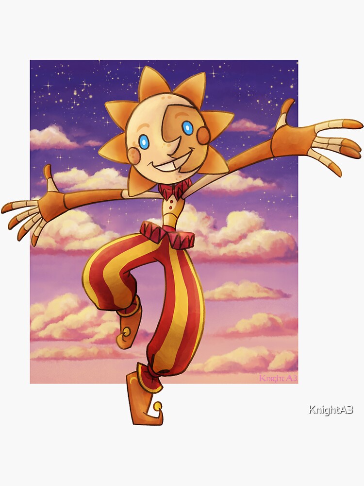 "Fnaf SB Sun" Sticker for Sale by KnightA3 | Redbubble