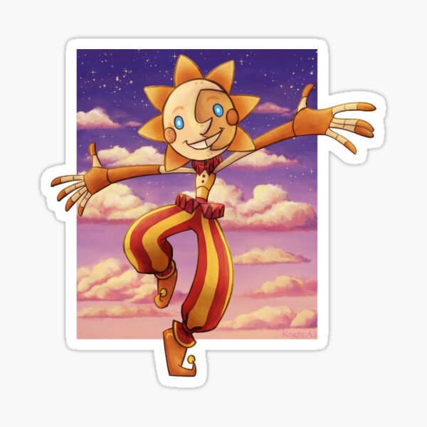"Fnaf SB Sun" Sticker for Sale by KnightA3 | Redbubble