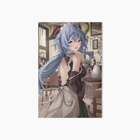 Lámina rígida «Espalda expuesta Ganyu Genshin Impact» de genshinwaifus | Redbubble