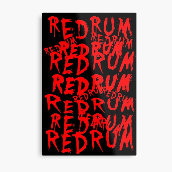 Redrum Metal Prints | Redbubble