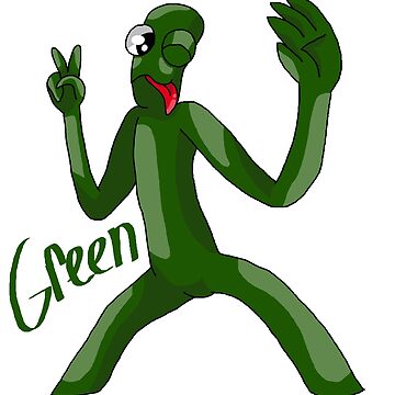 "Rainbow Friends Green (Friendly)" Poster for Sale by Clawort | Redbubble