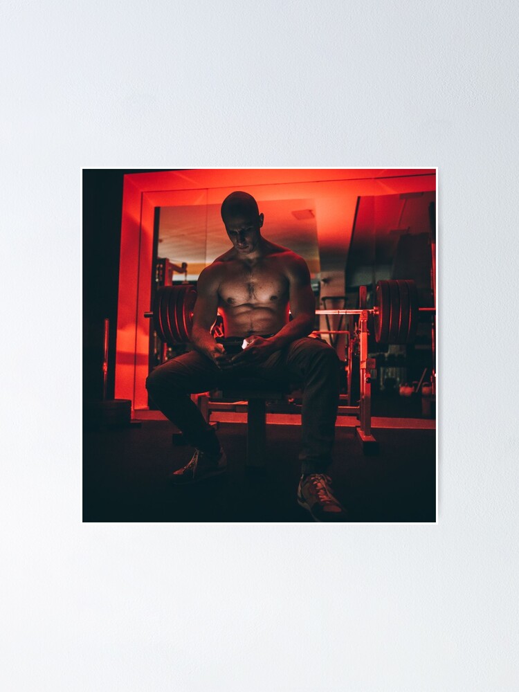 "Hunk Man" Poster for Sale by agraenitapai | Redbubble