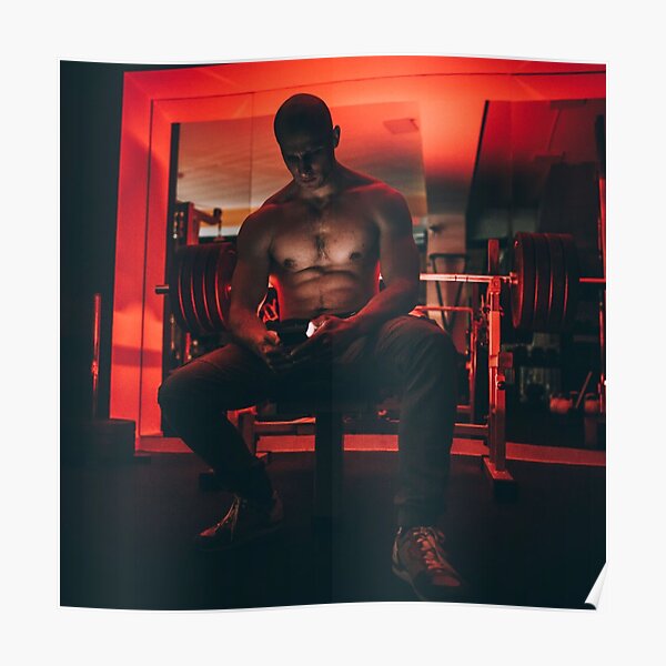 "Hunk Man" Poster for Sale by agraenitapai | Redbubble