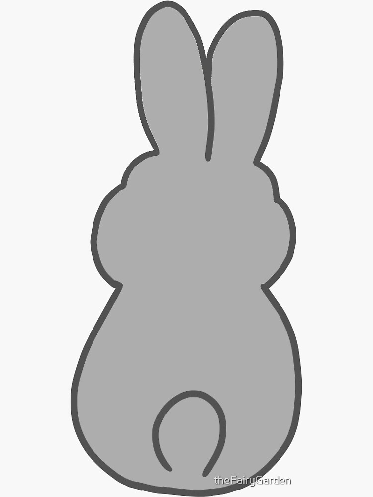 "Bunny Rabbit- Chia" Sticker for Sale by theFairyGarden | Redbubble