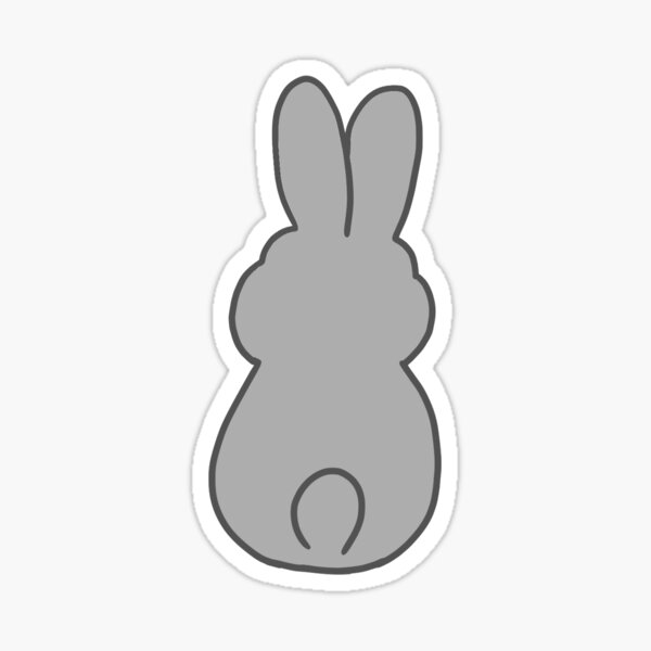"Bunny Rabbit- Chia" Sticker for Sale by theFairyGarden | Redbubble