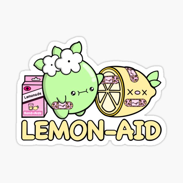 "Lemon-Aid" Sticker for Sale by Asiram-Official | Redbubble