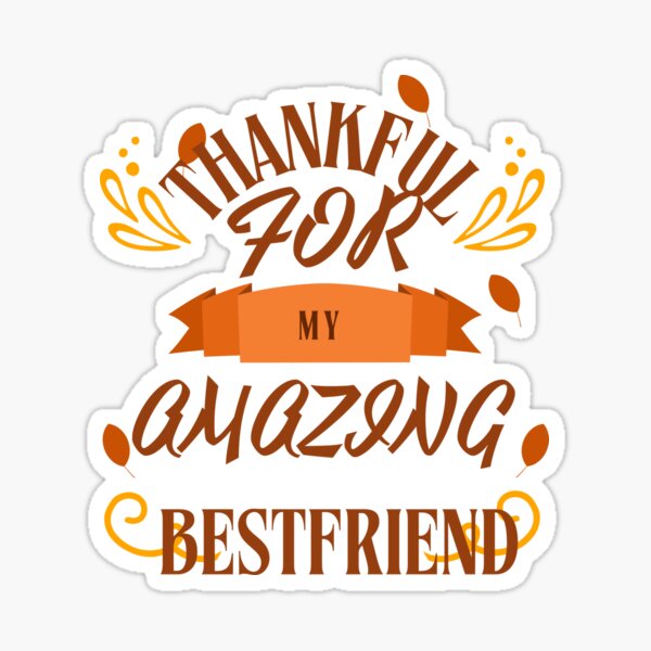 Pegatina «Un mejor amigo agradecido; diseño genial para el día de ...