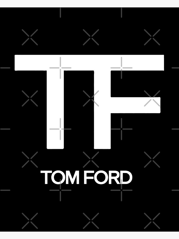 "Black TF Tom Ford" Sticker for Sale by JuneMain | Redbubble