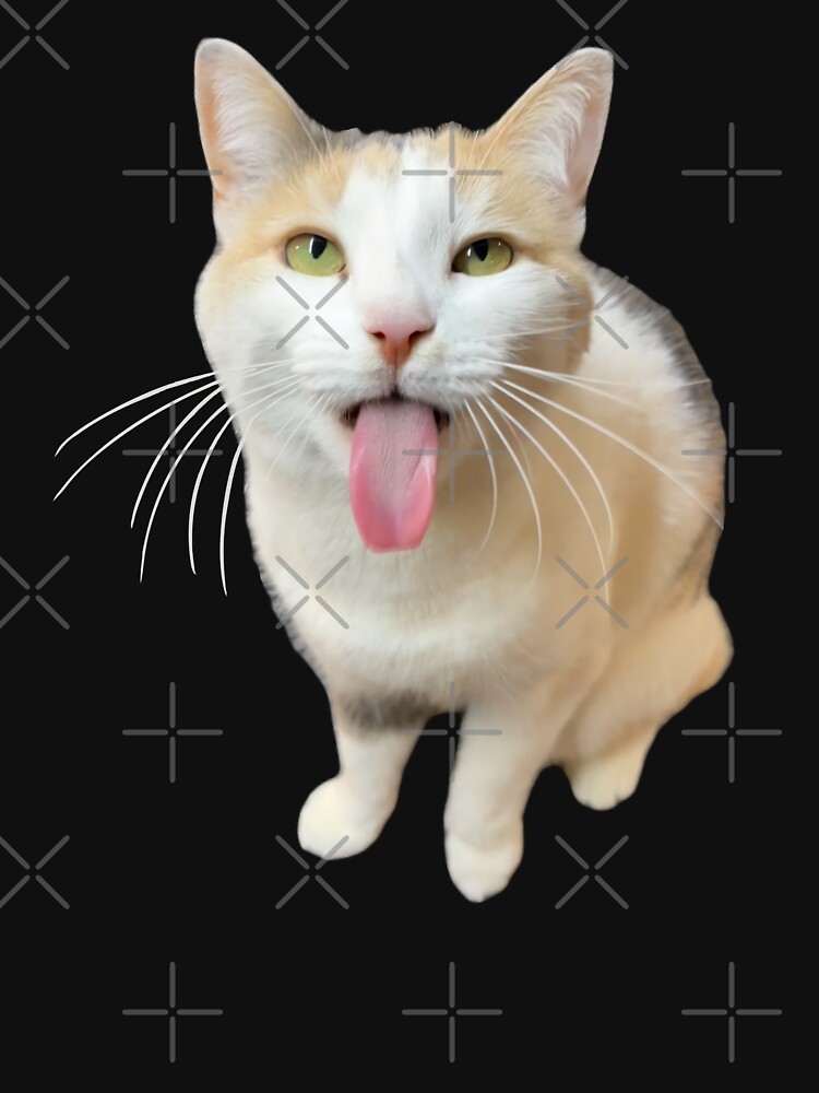 "Bleh P Cat Meme (Not Doing That Cat)" T-shirt for Sale by fomodesigns ...