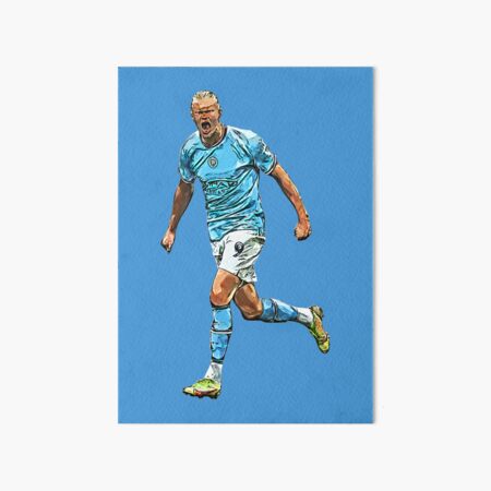 "HAALAND - ERLING HAALAND VEKTOR-CARTOON-ILLUSTRATION 9" Galeriedruck ...