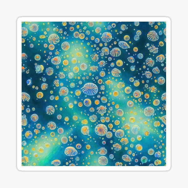 "Ocean Love III" Sticker for Sale by Kegp | Redbubble