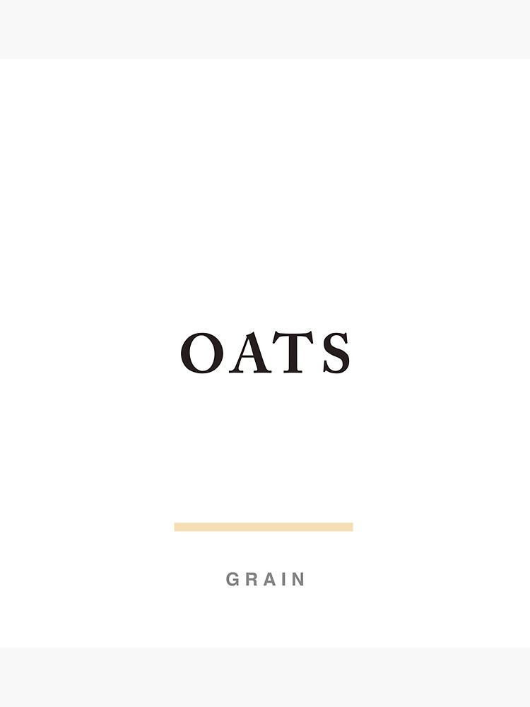 "Oats Label" Sticker for Sale by PantryLabels | Redbubble