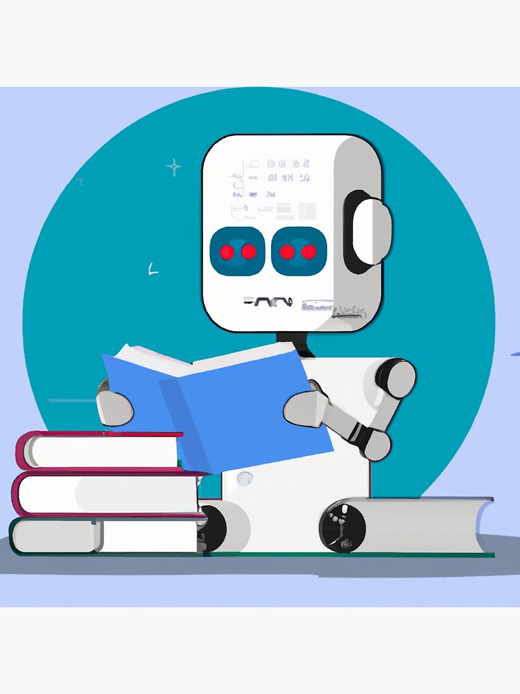 "Machine learning robot " Poster for Sale by Boostbar9 | Redbubble