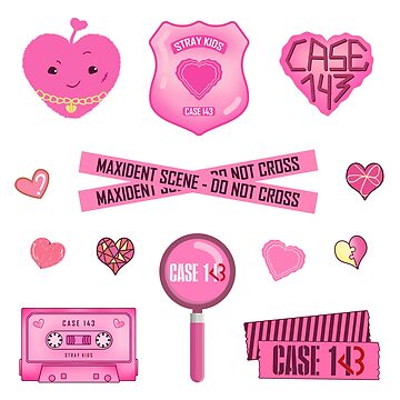 "Stray Kids Case 143 Set A" Sticker for Sale by SofiArts | Redbubble