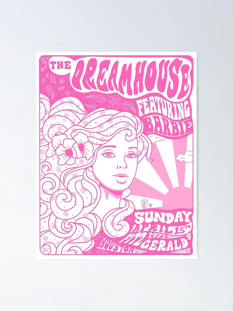 "Barbie Music Retro Poster" Poster for Sale by majorcartwright | Redbubble