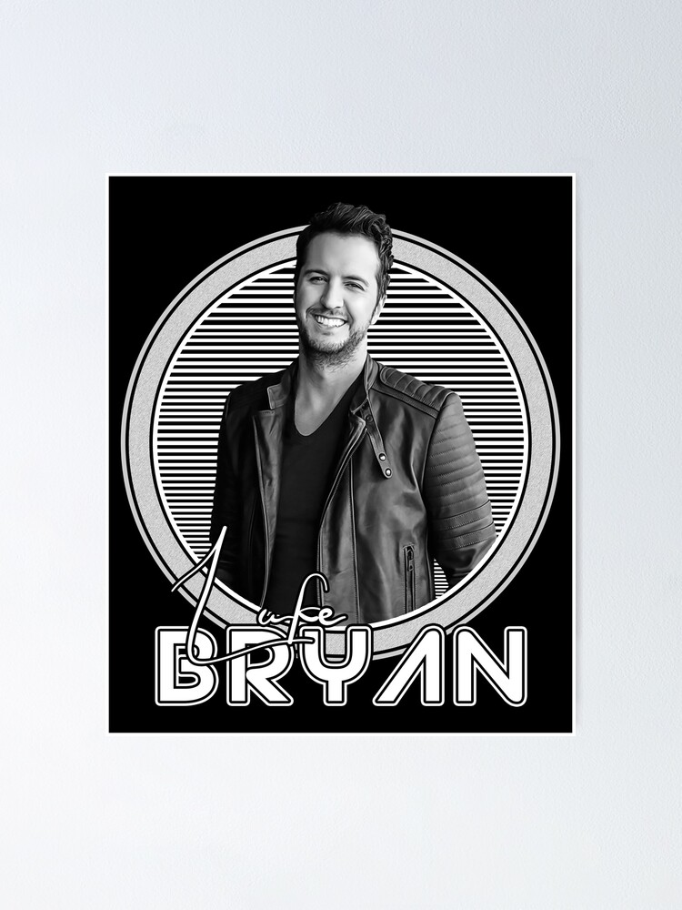 "Luke Bryan Vintage Aesthetic Fan Art Tribute" Poster for Sale by ...