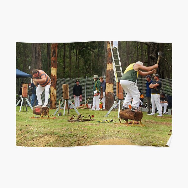 Logging Posters | Redbubble