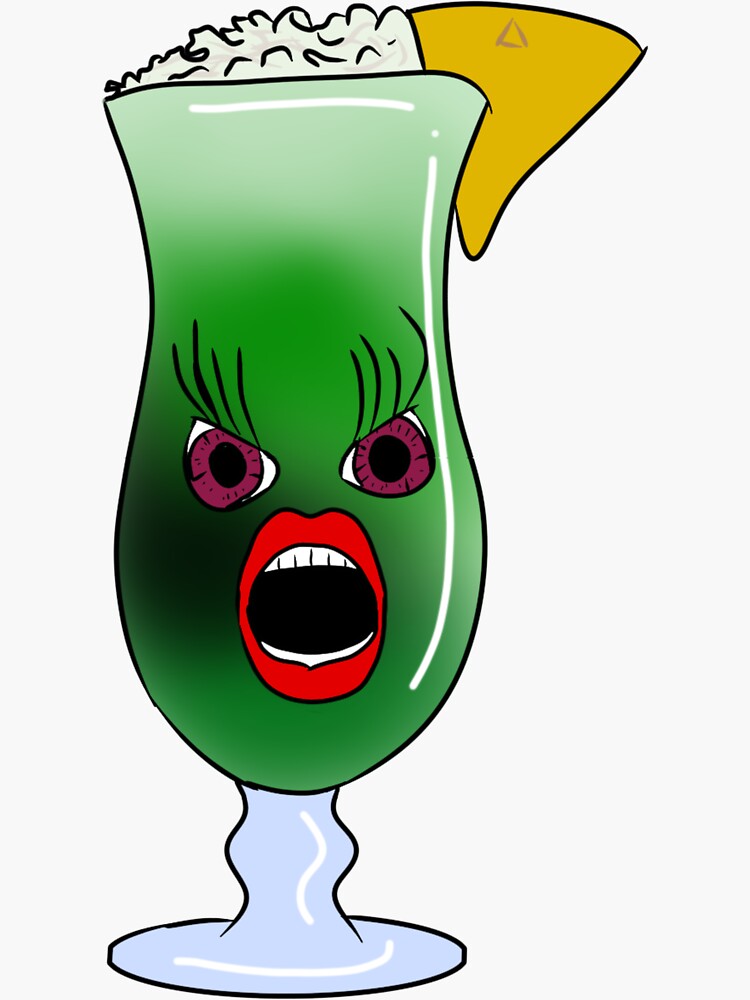 "angry bitter emotions" Sticker for Sale by Cuteyzone | Redbubble