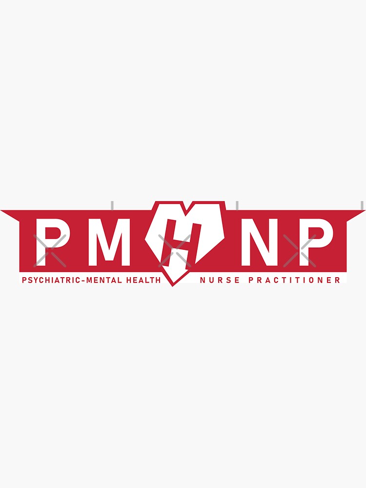 Pegatina «PMHNP Enfermera practicante de salud mental psiquiátrica ...