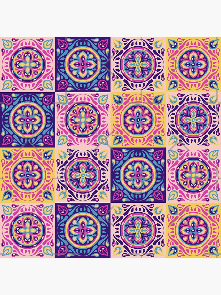 "Aesthetic Tile Mosaic Terrazzo Pattern | Y2K" Sticker for Sale by ...