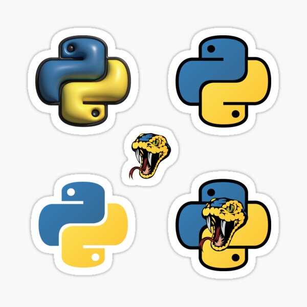 "Python Mix " Sticker for Sale by TheMikis | Redbubble