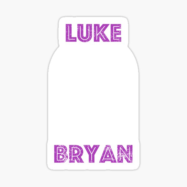 "Luke Bryan Retro Aesthetic Fan Art Design" Sticker for Sale by ...