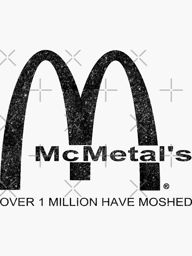 "MC METAL'S " Sticker for Sale by BobbyG305 | Redbubble