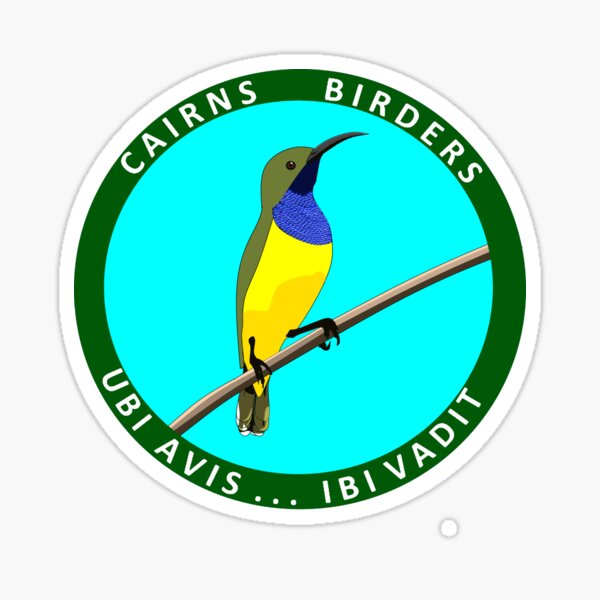"Olive-backed Sunbird Cairns Birders" Sticker for Sale by CairnsBirders ...