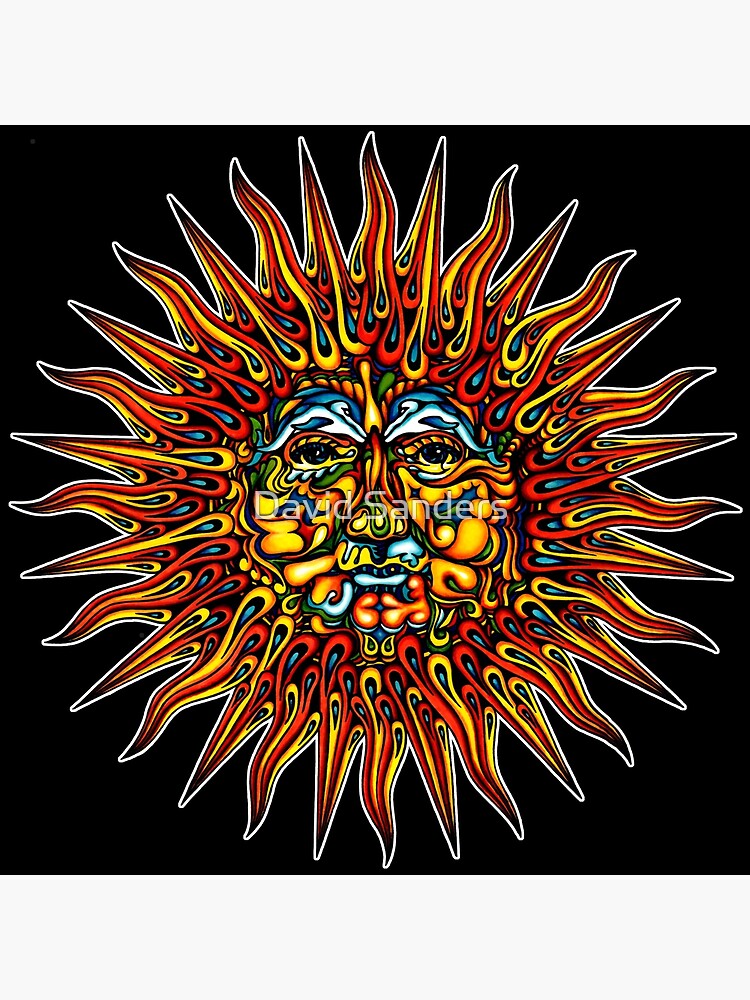 "Psychedelic Sun" Poster by sandersart | Redbubble