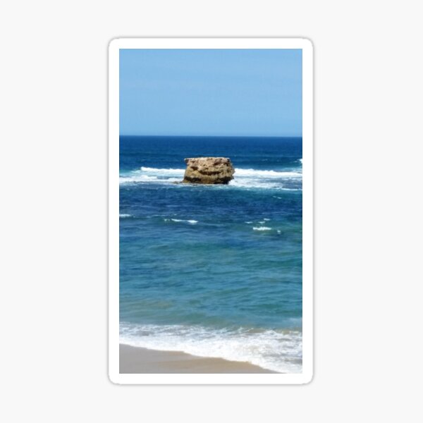 "LONE ROCK" Sticker by kazaroodie | Redbubble