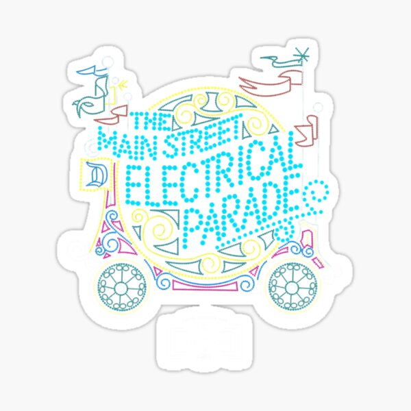 "Main Street Electrical Parade " Sticker for Sale by TobinErnse | Redbubble
