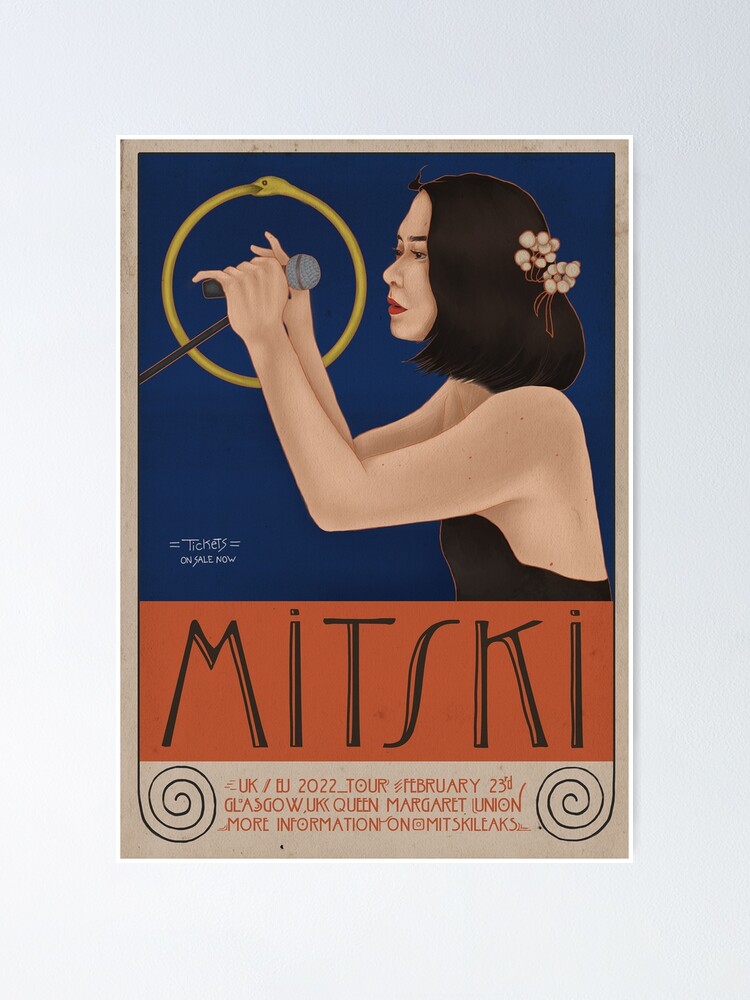 "Song Mitski " Poster for Sale by kimasyarohe | Redbubble