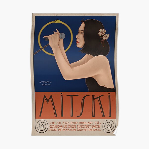 "Song Mitski " Poster for Sale by kimasyarohe | Redbubble