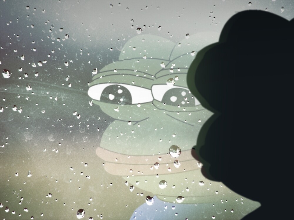 "Sad pepe" by Anon Hanon | Redbubble