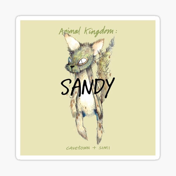 "Sandy" Sticker for Sale by akerowibiki | Redbubble